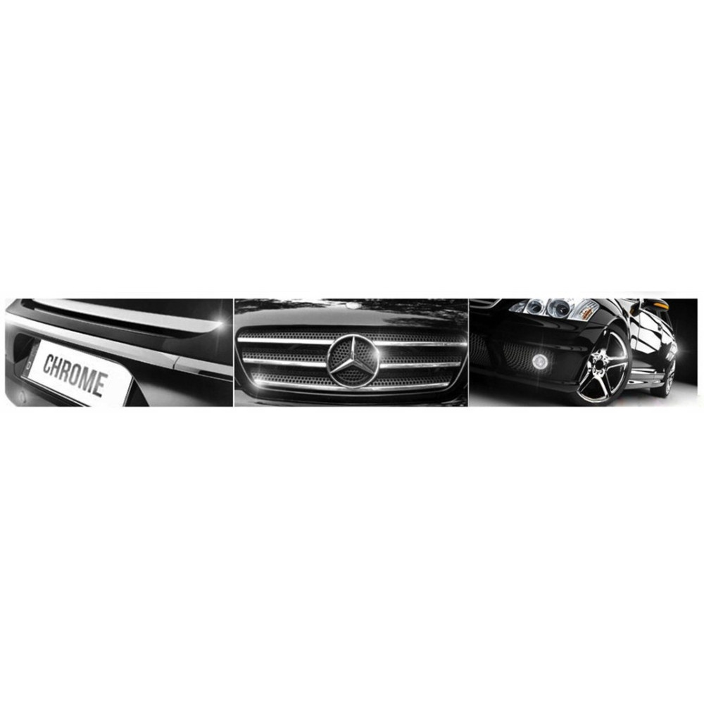 Citroen C1 MK II 14 - CHROME Rear Strip Trunk Tuning Lid 3M Boot
