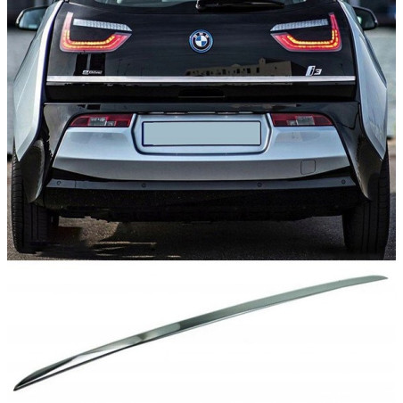 BMW i3 I01 2013 - CHROME Rear Strip Trunk Tuning Lid 3M Boot
