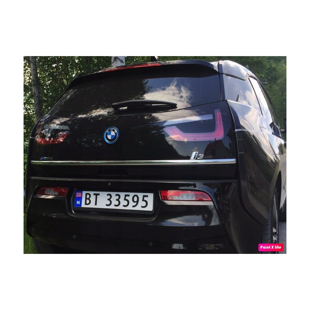 BMW i3 I01 2013 - CHROME Rear Strip Trunk Tuning Lid 3M Boot