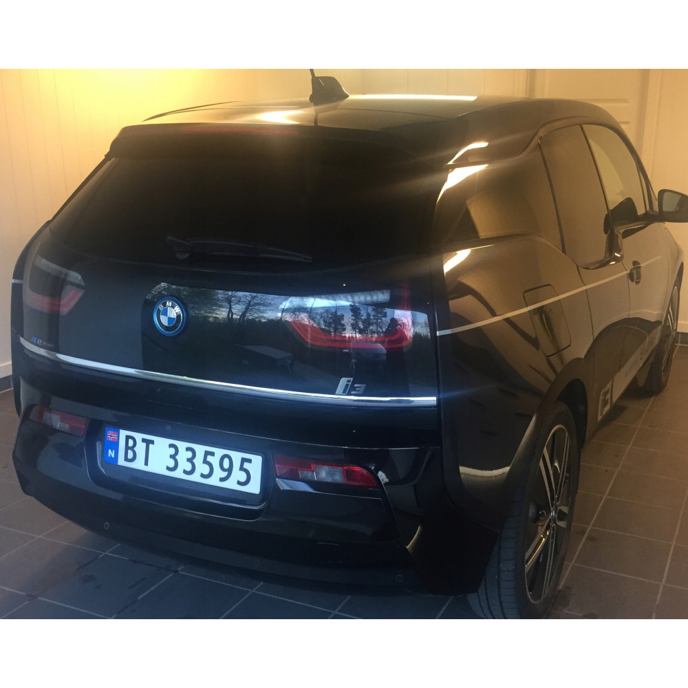 BMW i3 I01 2013 - CHROME Rear Strip Trunk Tuning Lid 3M Boot
