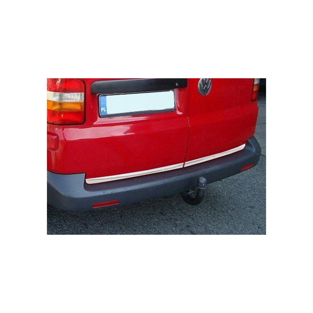 VW T5 Transporter Caravelle - CHROME Rear Strip Trunk Tuning Lid 3M Boot