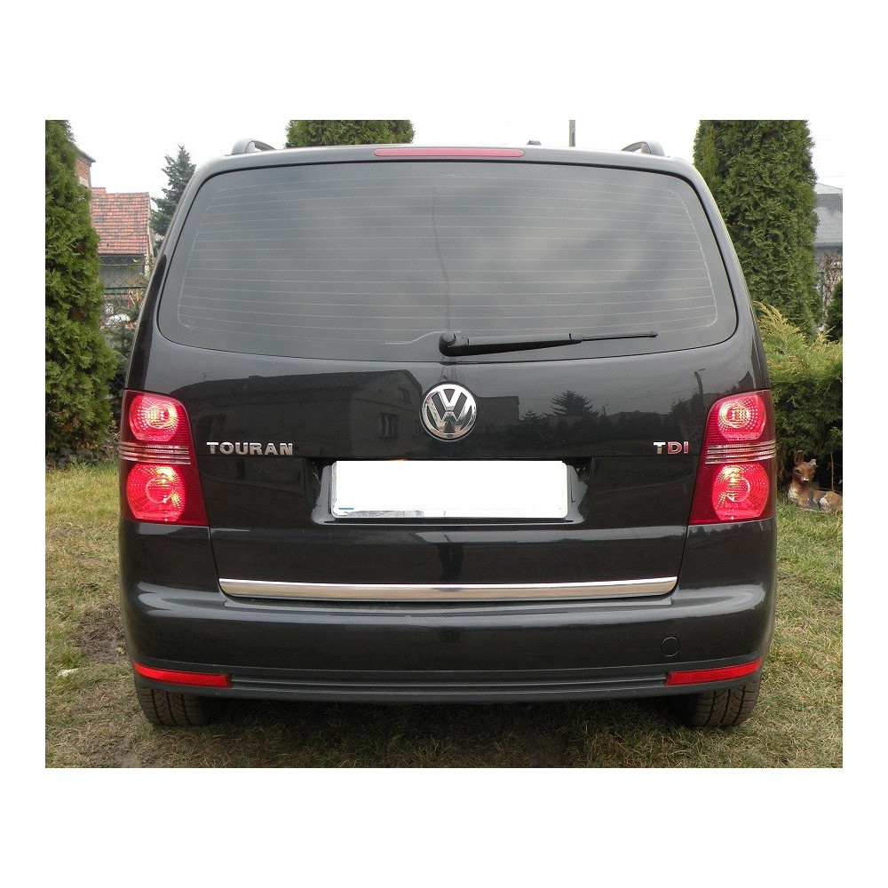 VW TOURAN 1T1 1T2 - CHROME Rear Strip Trunk Tuning Lid 3M Boot