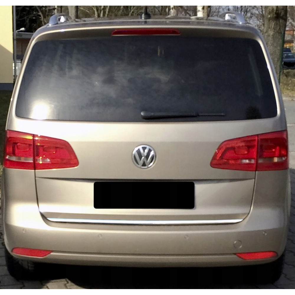 VW TOURAN II 1T3 10 - CHROME Rear Strip Trunk Tuning Lid 3M Boot