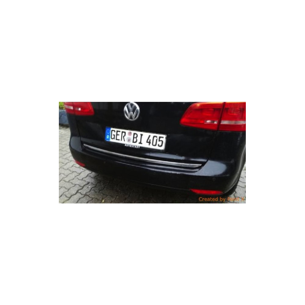 VW TOURAN II 1T3 10 - CHROME Rear Strip Trunk Tuning Lid 3M Boot