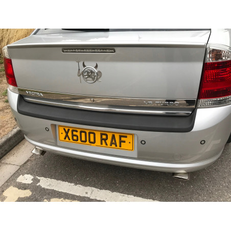 OPEL VECTRA C HB - CHROME Rear Strip Trunk Tuning Lid 3M Boot