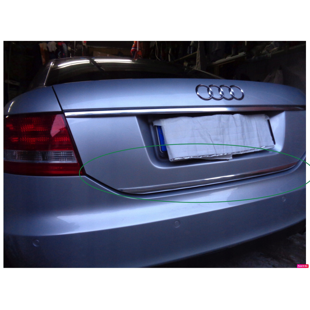 Audi A6 C6 Sedan - CHROME Rear Strip Trunk Tuning Lid 3M Boot
