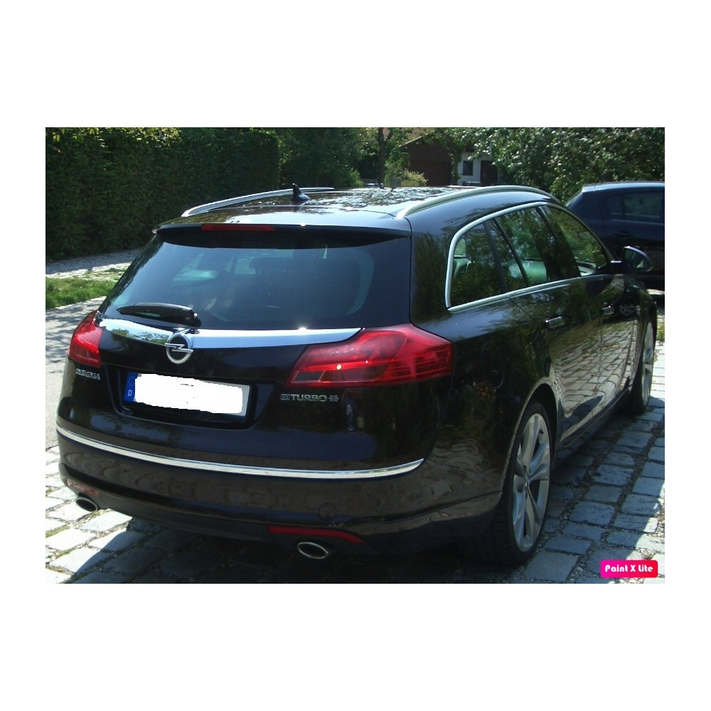 Opel INSIGNIA Kombi - CHROME Rear Strip Trunk Tuning Lid 3M Boot