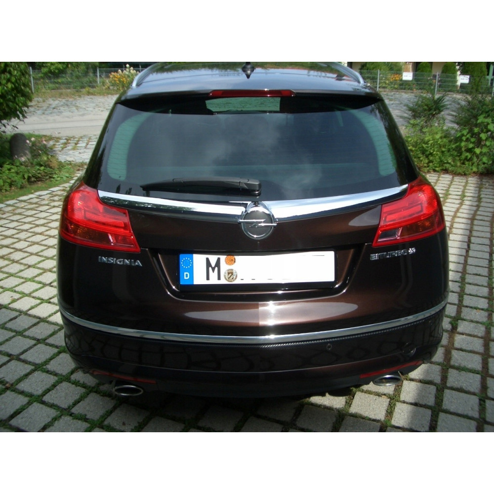 Opel INSIGNIA Kombi - CHROME Rear Strip Trunk Tuning Lid 3M Boot