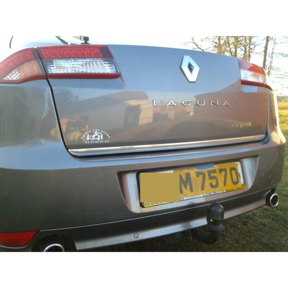 Renault LAGUNA III HB - CHROME Rear Strip Trunk Tuning Lid 3M Boot