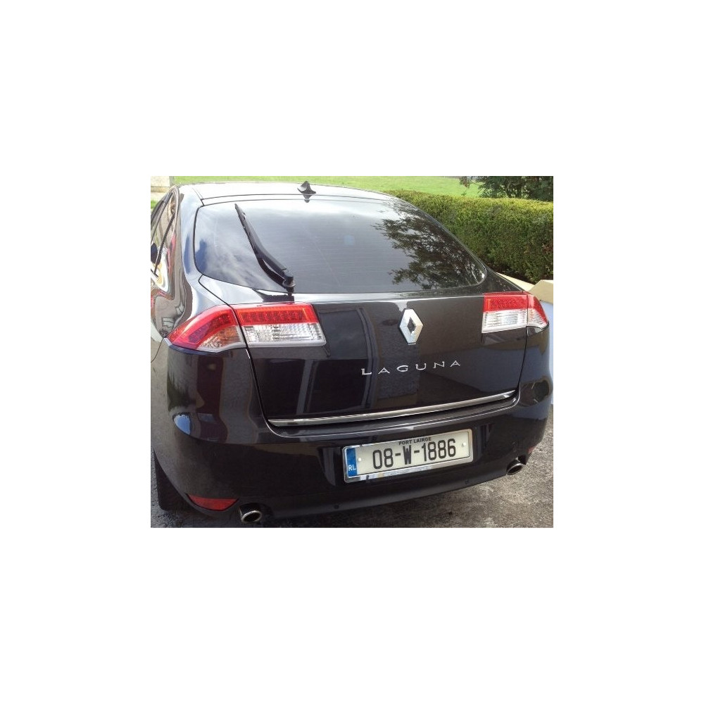 Renault LAGUNA III HB - CHROME Rear Strip Trunk Tuning Lid 3M Boot