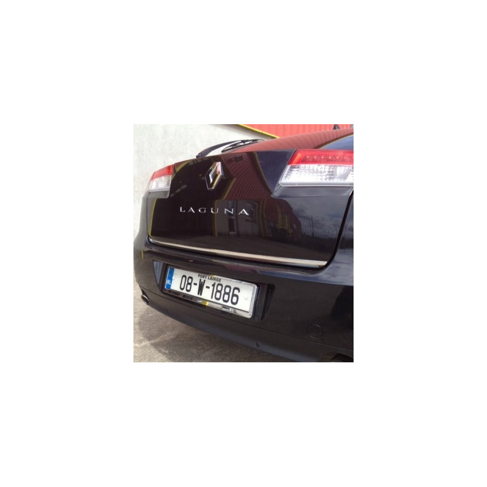 Renault LAGUNA III HB - CHROME Rear Strip Trunk Tuning Lid 3M Boot
