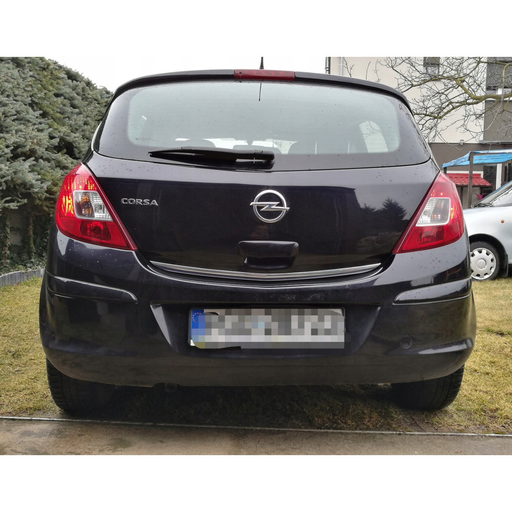 OPEL CORSA D 06 - CHROME Rear Strip Trunk Tuning Lid 3M Boot