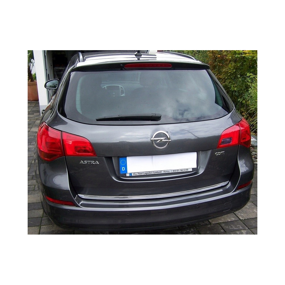OPEL ASTRA MK VI J Kombi - CHROME Rear Strip Trunk Tuning Lid 3M Boot
