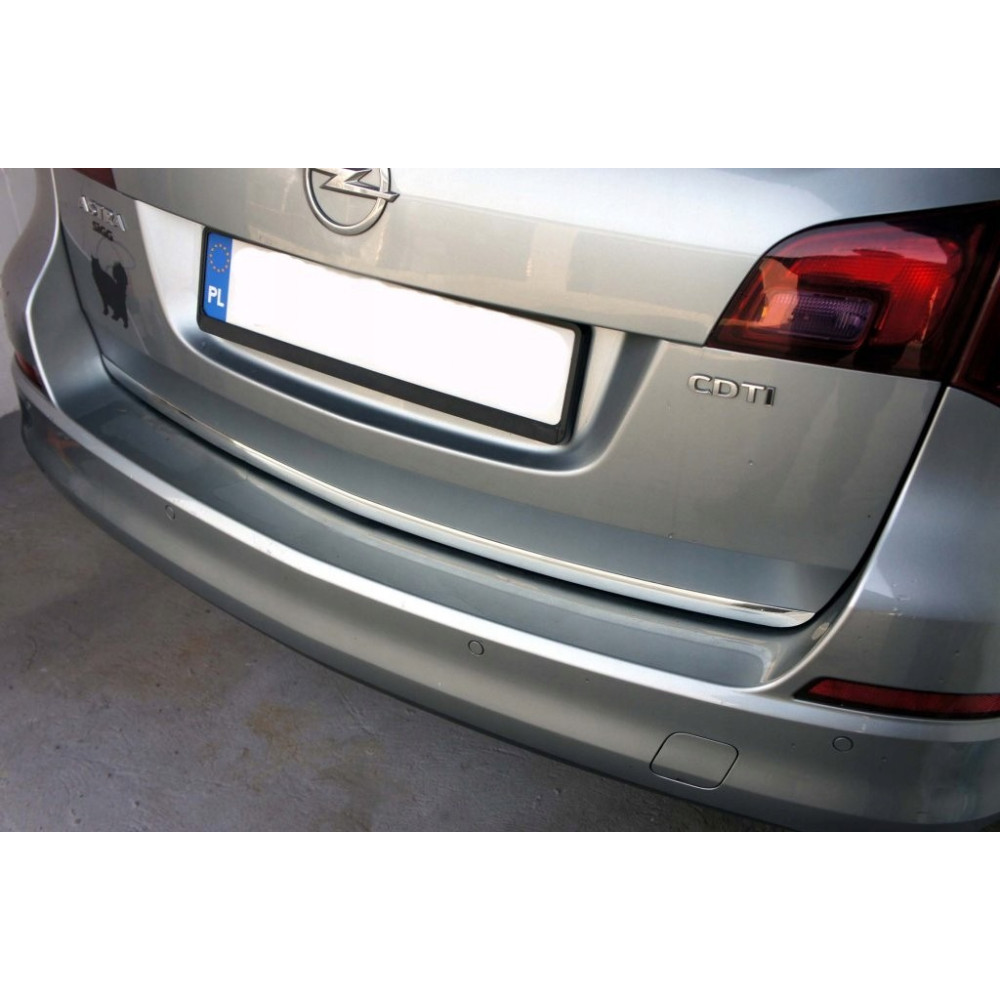 OPEL ASTRA MK VI J Kombi - CHROME Rear Strip Trunk Tuning Lid 3M Boot