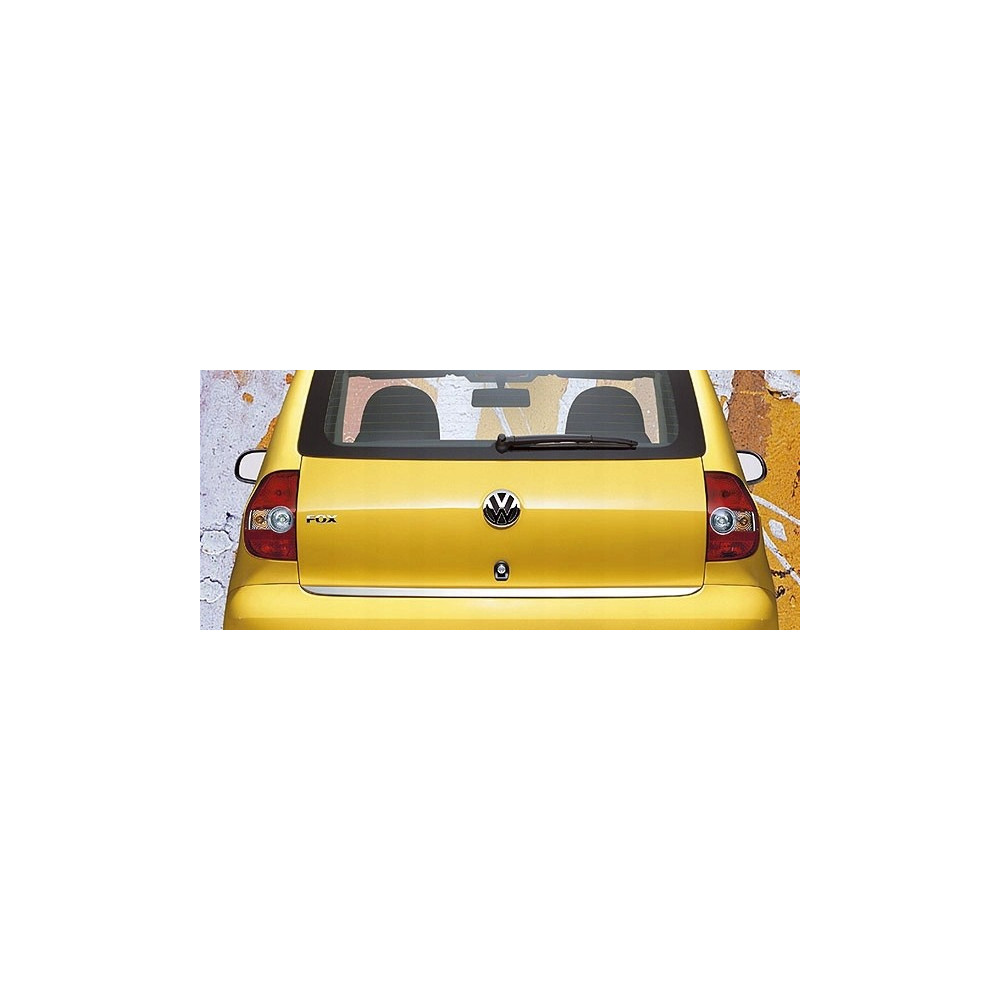 VW FOX - CHROME Rear Strip Trunk Tuning Lid 3M Boot