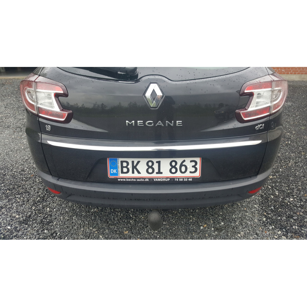 Renault MEGANE III Kombi - CHROME Rear Strip Trunk Tuning Lid 3M Boot