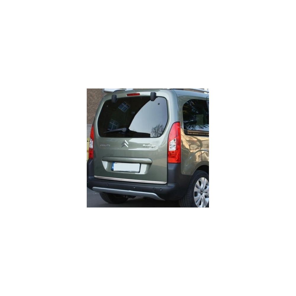 CITROEN BERLINGO II B9 - CHROME Rear Strip Trunk Tuning Lid 3M Boot