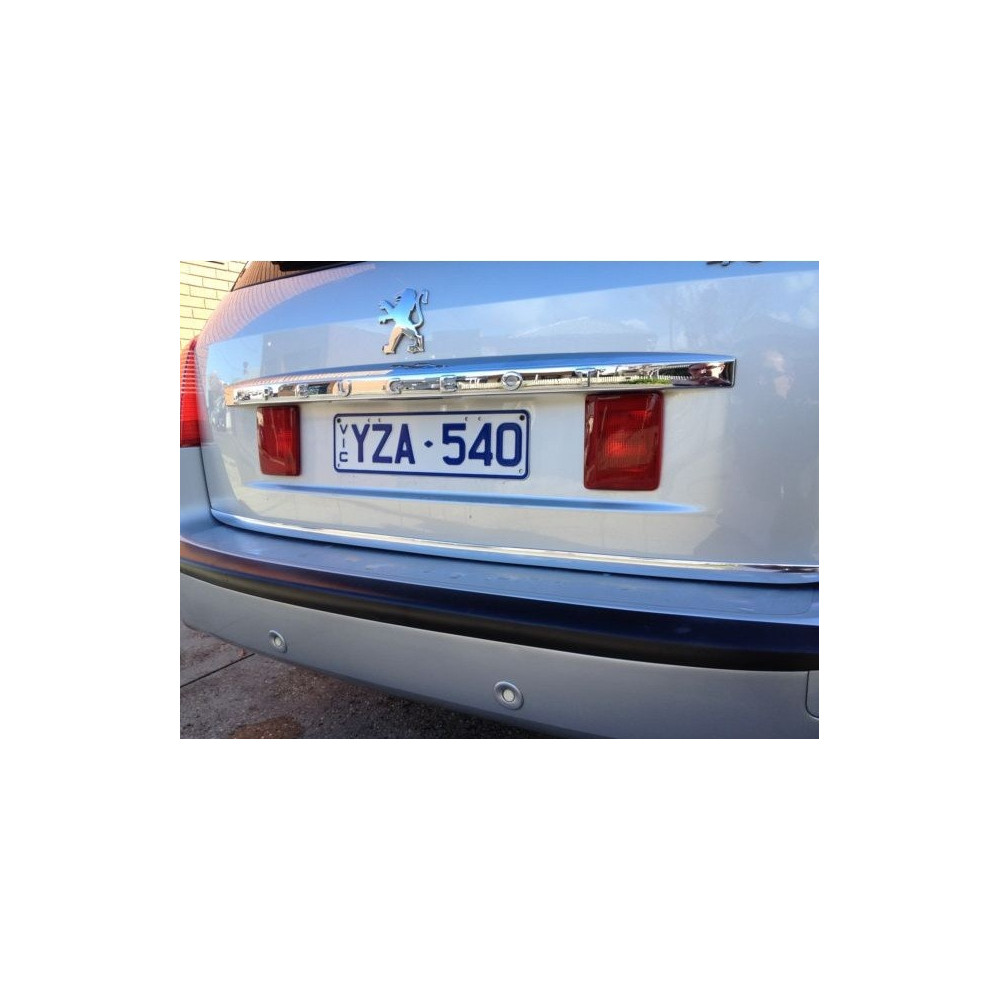 Peugeot 407 SW - CHROME Rear Strip Trunk Tuning Lid 3M Boot