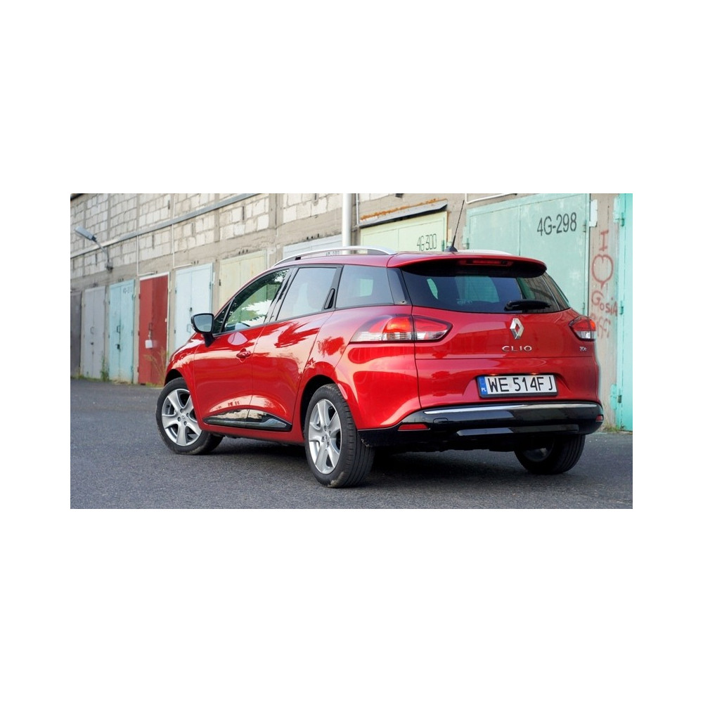 Renault CLIO IV Kombi Grandtour - CHROME Rear Strip Trunk Tuning Lid 3M ...