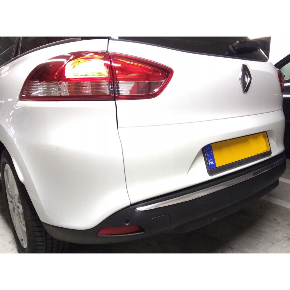 Renault CLIO IV Kombi Grandtour - CHROME Rear Strip Trunk Tuning Lid 3M ...