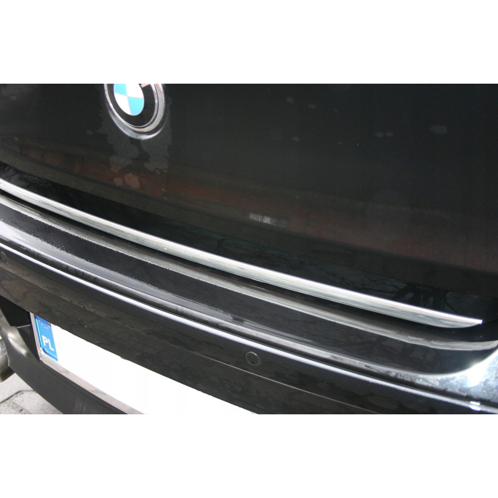 BMW 1 E81 E87 118 - CHROME Rear Strip Trunk Tuning Lid 3M Boot