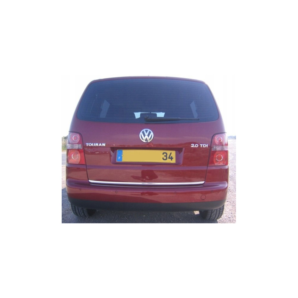 VW TOURAN 1T1 1T2 - CHROME Rear Strip Trunk Tuning Lid 3M Boot