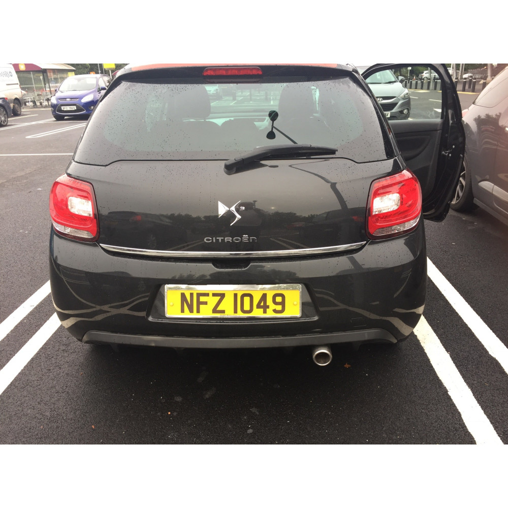 Citroen DS3 09 - CHROME Rear Strip Trunk Tuning Lid 3M Boot