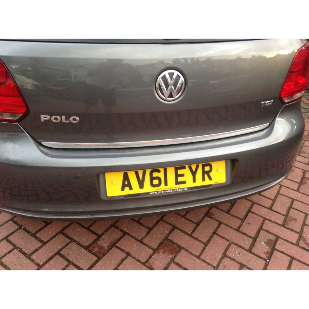 VW POLO 5 V - CHROME Rear Strip Trunk Tuning Lid 3M Boot