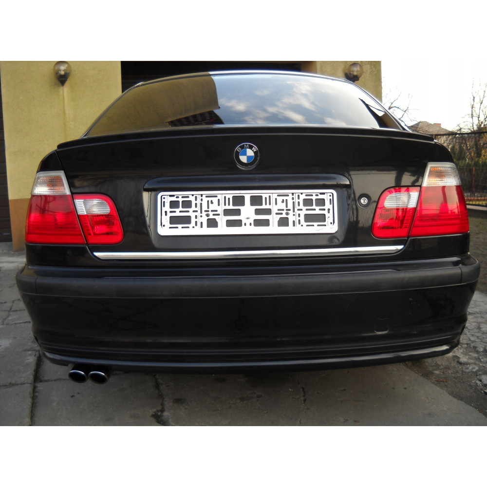 BMW 3 E46 - CHROME Rear Strip Trunk Tuning Lid 3M Boot