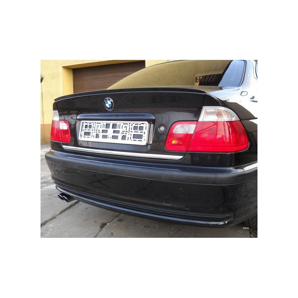BMW 3 E46 - CHROME Rear Strip Trunk Tuning Lid 3M Boot