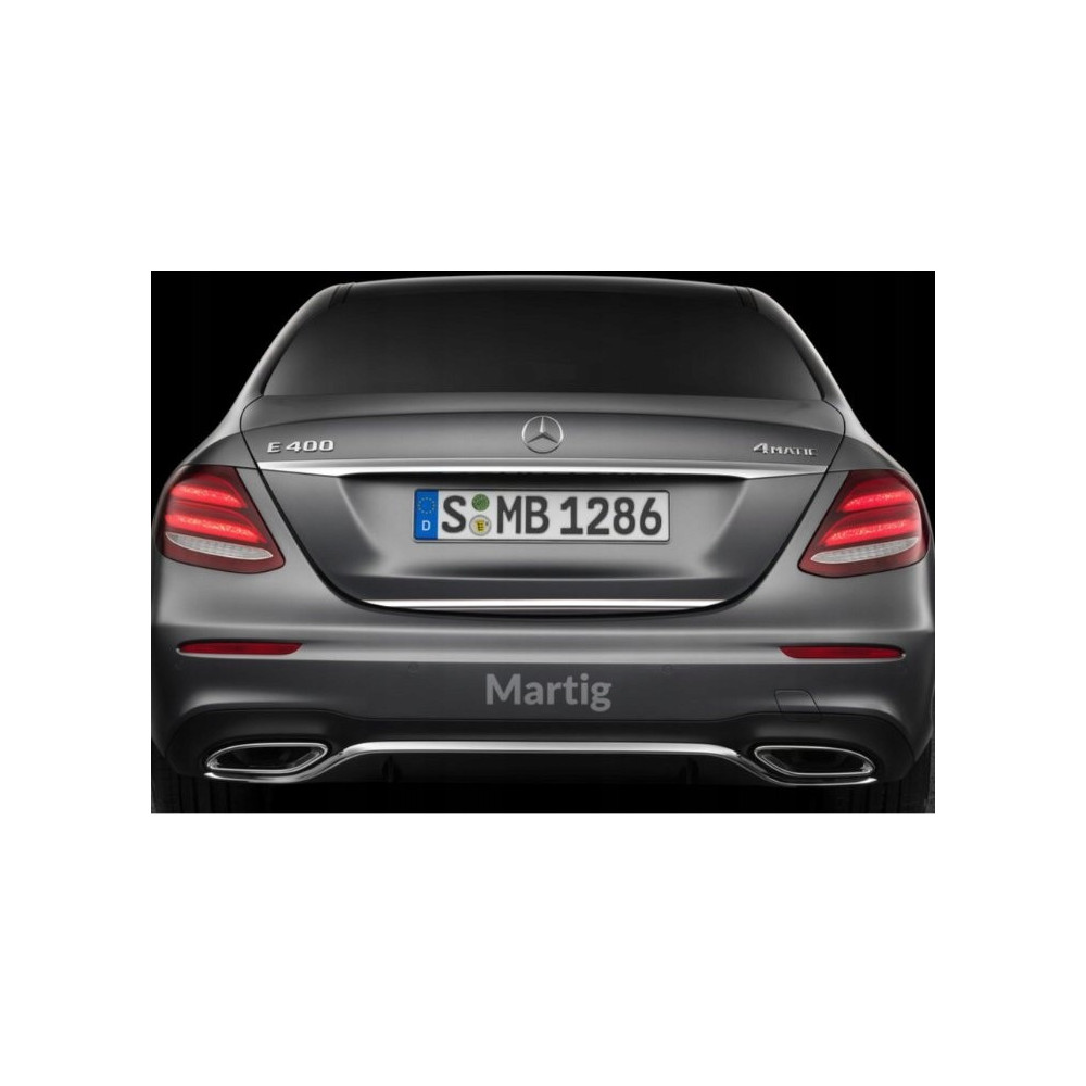Mercedes E Klasa W213 - CHROME Rear Strip Trunk Tuning Lid 3M Boot