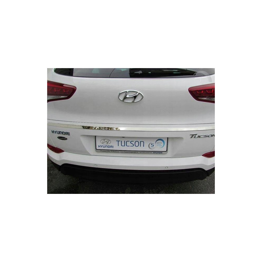Hyundai TUCSON 2015 - CHROME Rear Strip Trunk Tuning Lid 3M Boot